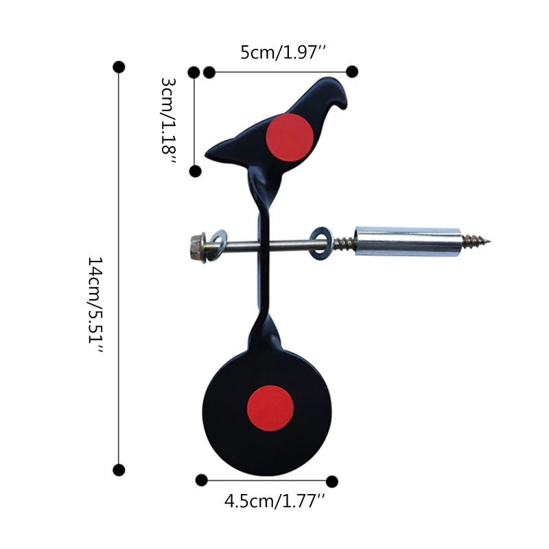 Bird-shaped Target- Bullseye Shooting Target-, Hunting, -Target ...