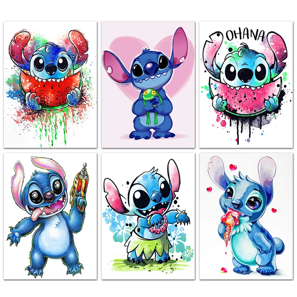 Disney-5D-DIY-Diamond-Painting-Kit-Cartoon-Stitch-Handmade-Diamond ...