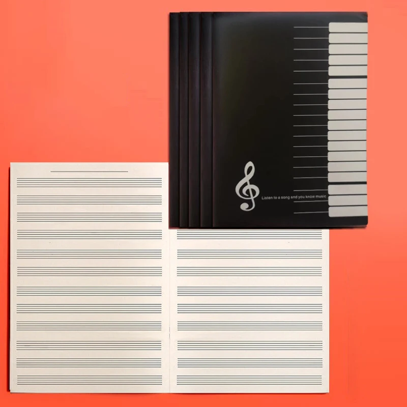 Universal-Piano-Keyboard-Notebook-Memo-Notebook-Bound-Music-Diary ...