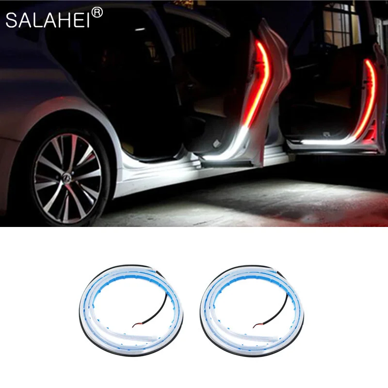 LED-Car-Door-Opening-Warning-Light-Strip-Atmosfera-Light-Welcome-Decor ...