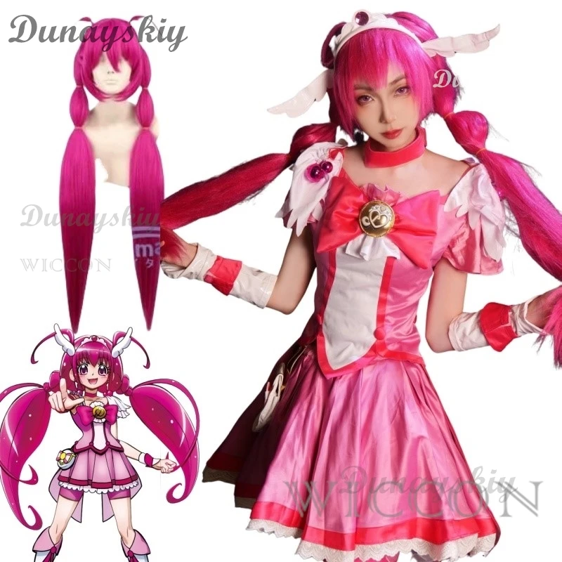 Cure-Happy-Cosplay-Costume-Hoshizora-Miyuki-Precure-Women-s-Bow ...