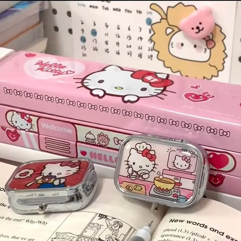 Kawaii-Hello-Kittys-Portable-Jewelry-Box-with-HD-Mirror-Mini-Sealed ...