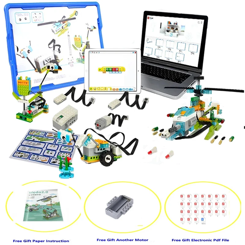 Wedo-2-0-Program-Technical-Education-Building-Blocks-Kit-Compatible ...