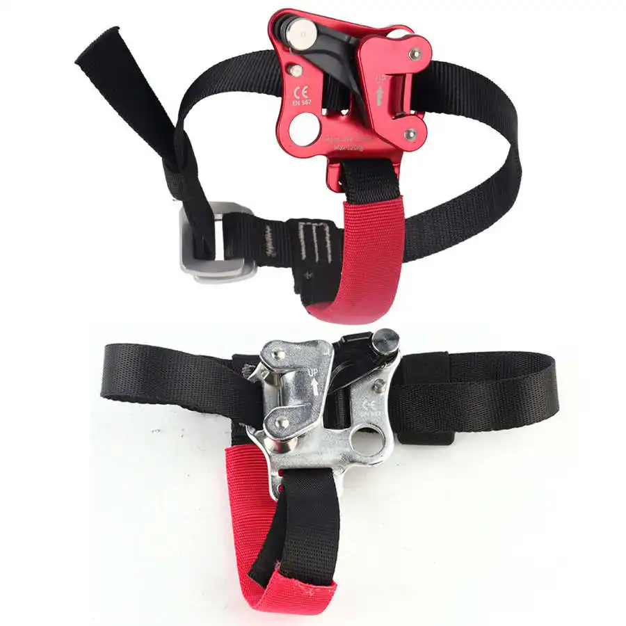 ปีนเขาซ้ายขวาเท้า Ascender Riser กลางแจ้ง Rock Climbing Tree Rigging ...