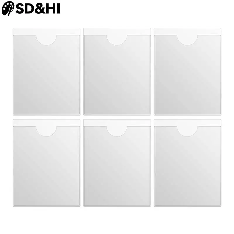 10pcs-Card-Cover-Durable-Plastic-Self-Adhesive-Windshield-Clear-Card ...