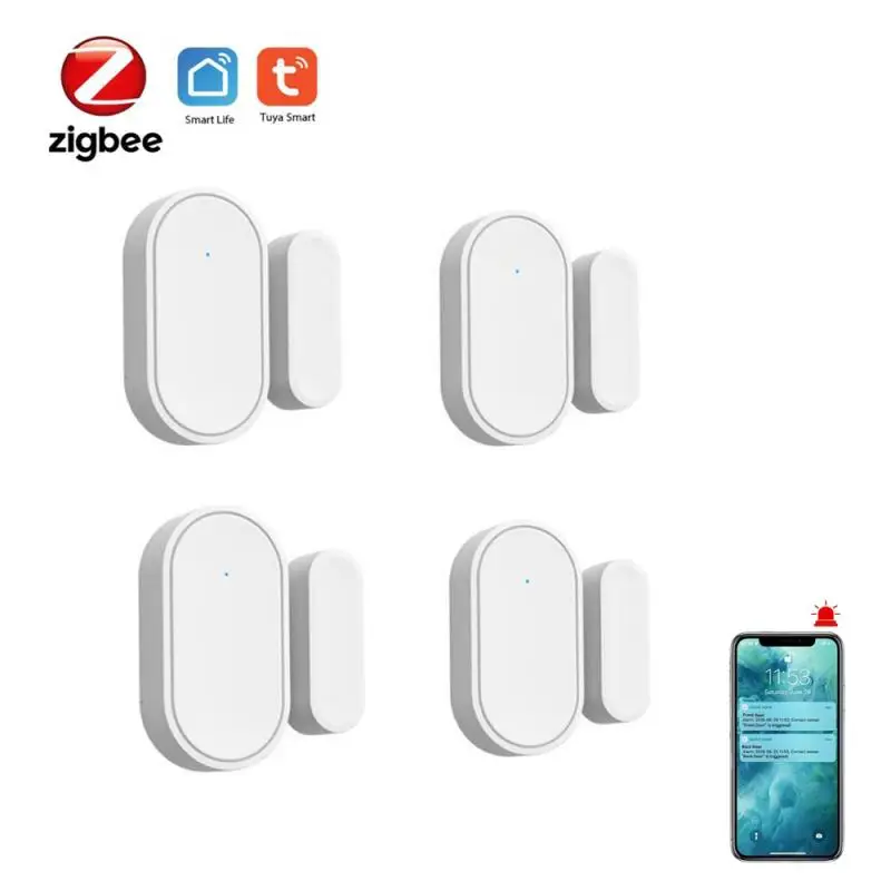 Zigbee-Door-Window-Sensor-Door-Window-Sensor-Open-Entry-Smart-Security-Protection-Alarms ...