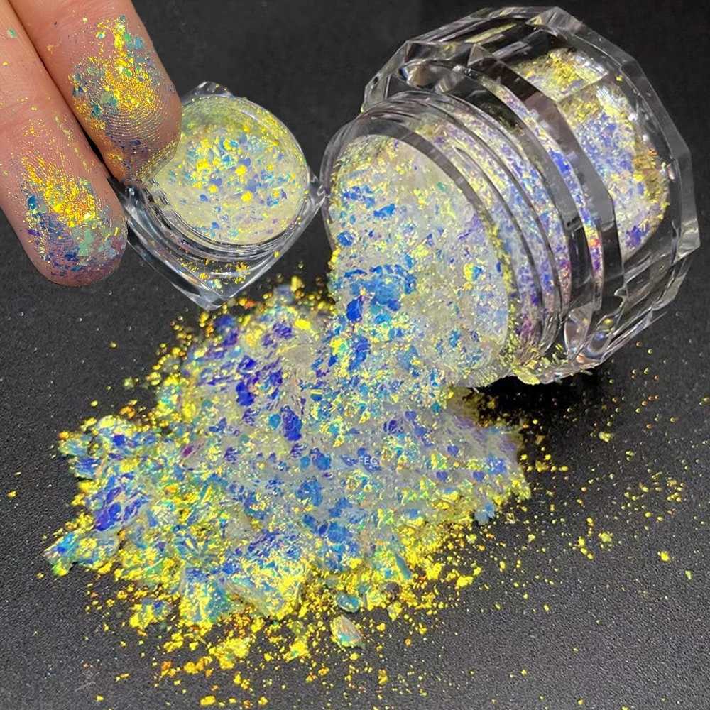 1Box-Aurora-Glitter-Opal-Flakes-Nail-Powder-Holographic-Sequins ...
