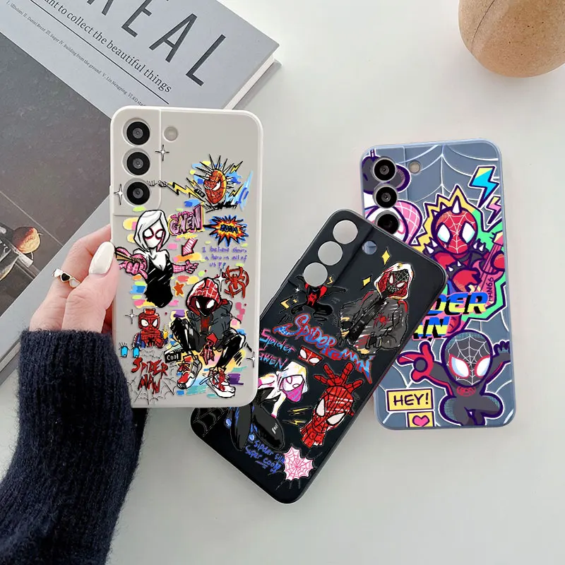 Spiderman-Gwen-Miles-Morales-Phone-Case-For-Samsung-Galaxy-S24-Ultra ...