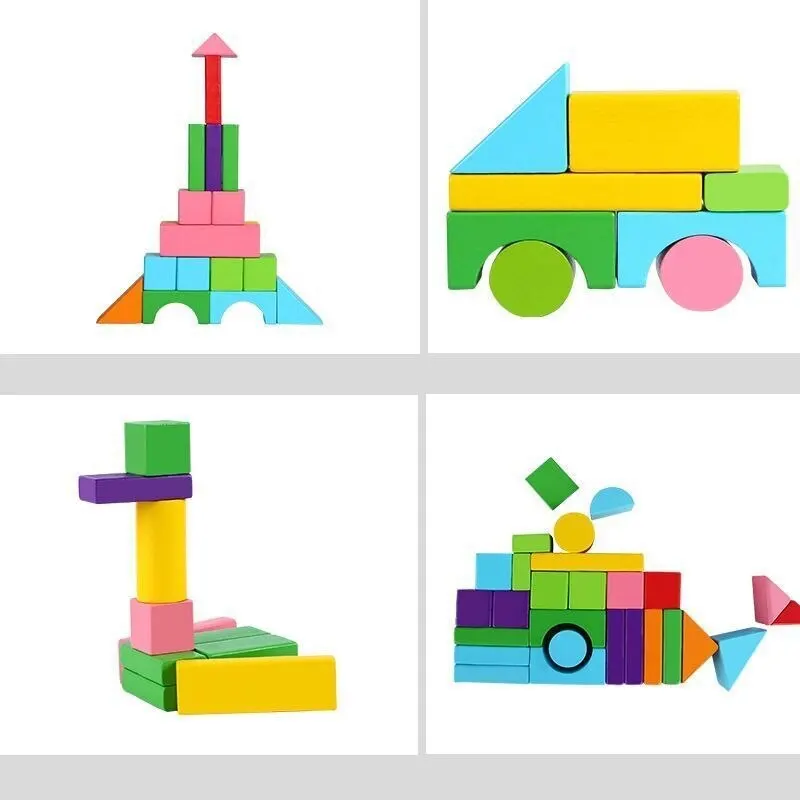 Wooden Building Blocks Clipart