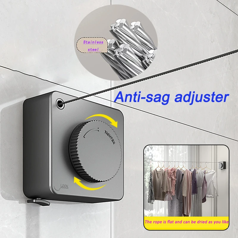 Simple-square-4-68m-steel-wire-rope-retractable-clothes-line-for ...