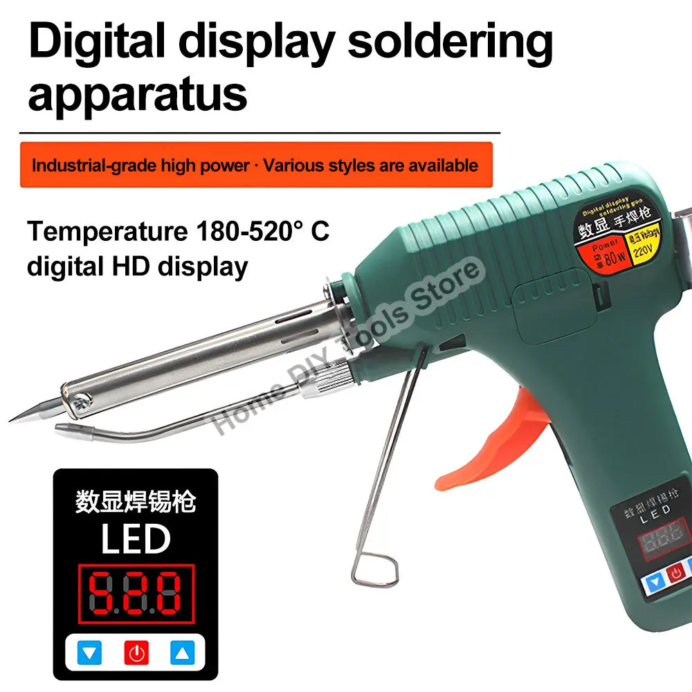 80-120W-Digital-Display-Soldering-Iron-Gun-180-520-C-Adjustable ...