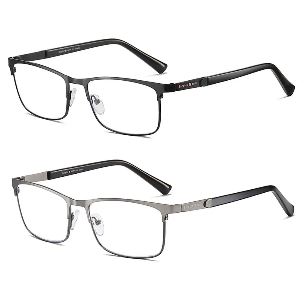 Steel-Eyeglasses-Business-Readers-Glasses-Reading-Glasses-for-Men-Women ...