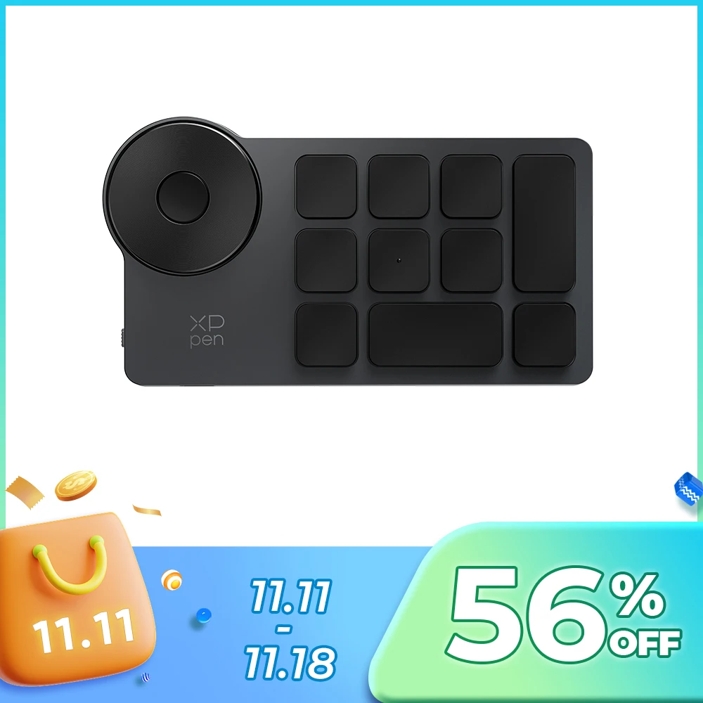 XPPen-Wireless-Shortcut-Remote-Express-Key-Bluetooth-5-0-Customizable ...