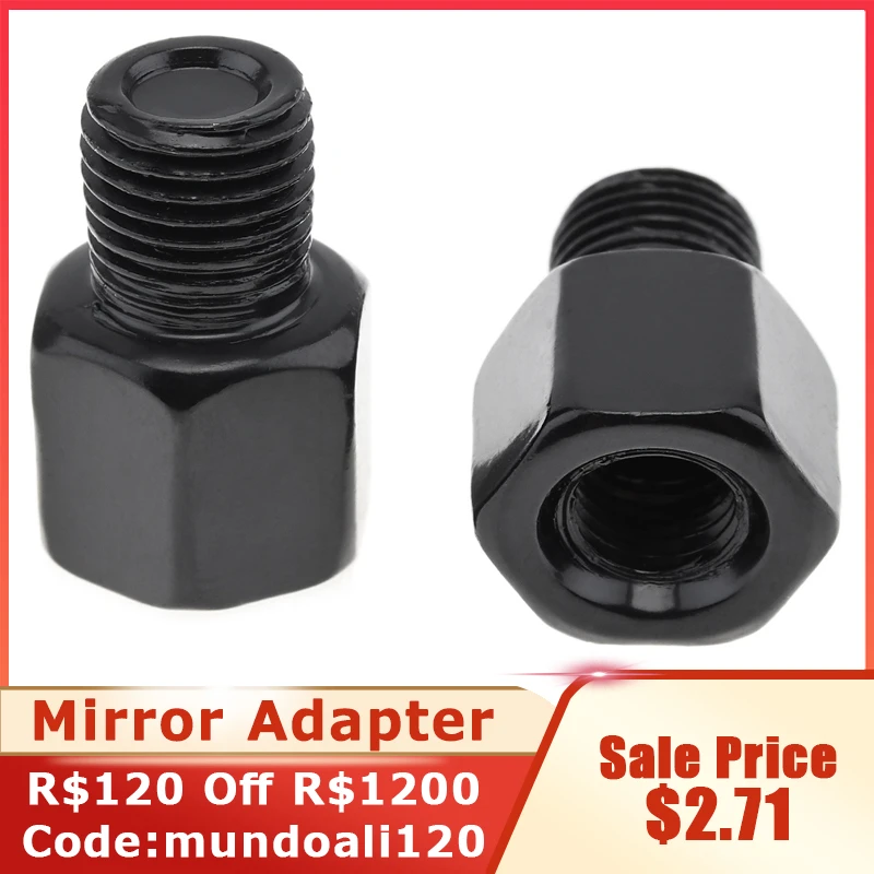 Motorcycle Accessories Side Mirror Bolt | Motorcycle Mirror Adapter ...
