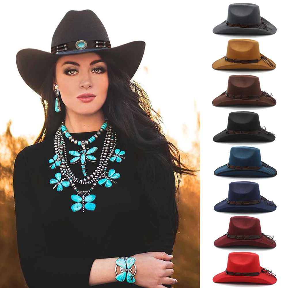 Men-Women-Western-Cowboy-Hats-Wide-Brim-Panama-Sunhats-Fedora-Caps ...