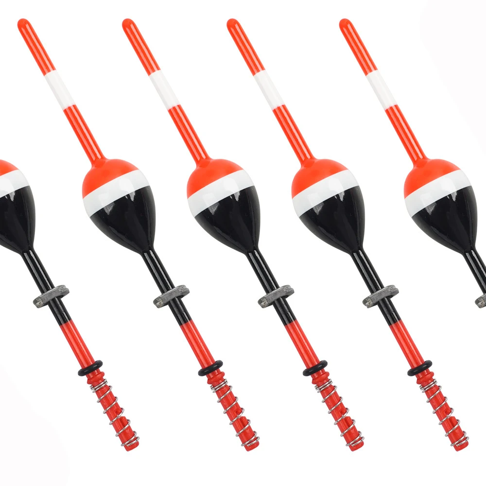 10Pcs-Fishing-Floats-and-Bobbers-Balsa-Wooden-Spring-Slip-Floating ...