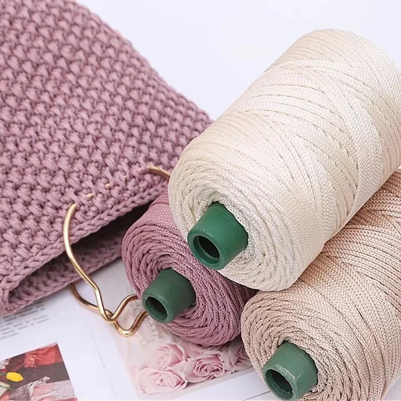 3mm-Colored-Cotton-Cord-Twisted-Woven-Rope-Hollow-Thread-Craft ...