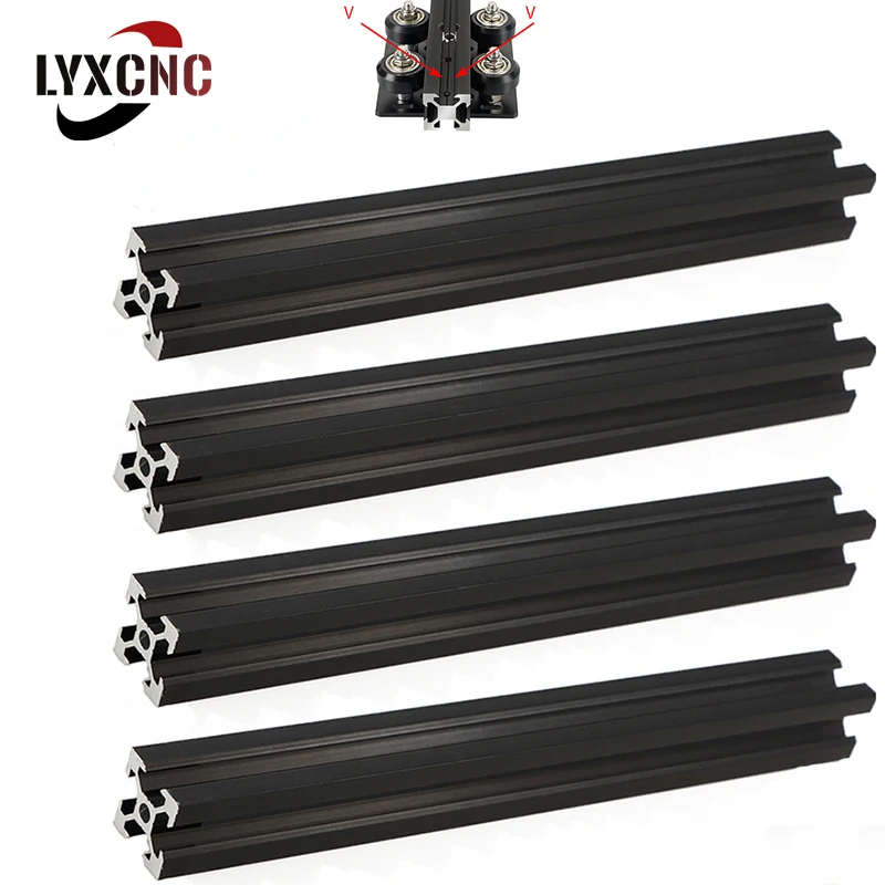 Extrusion De Profilés En Aluminium, Rainure En V, Rail Linéaire Pour ...