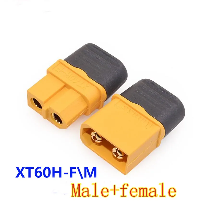XT60+ XT60H XT30U XT90H Plug Connector With Sheath Housing 5 Male 5 Female (5 Pair )