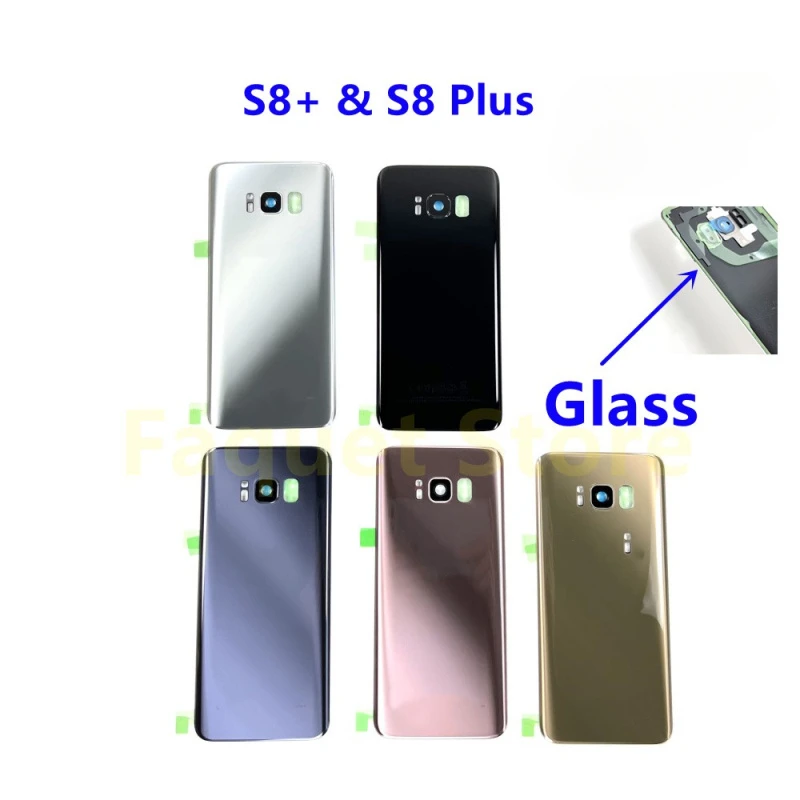 Back-Battery-Cover-For-Samsung-Galaxy-S8-S8-Plus-S8-G950-G955-Glass ...