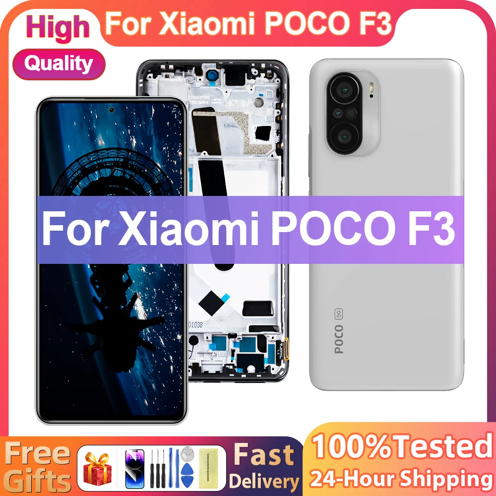 AMOLED-6-67-For-Xiaomi-Poco-F3-LCD-Display-With-Frame-Touch-Screen ...