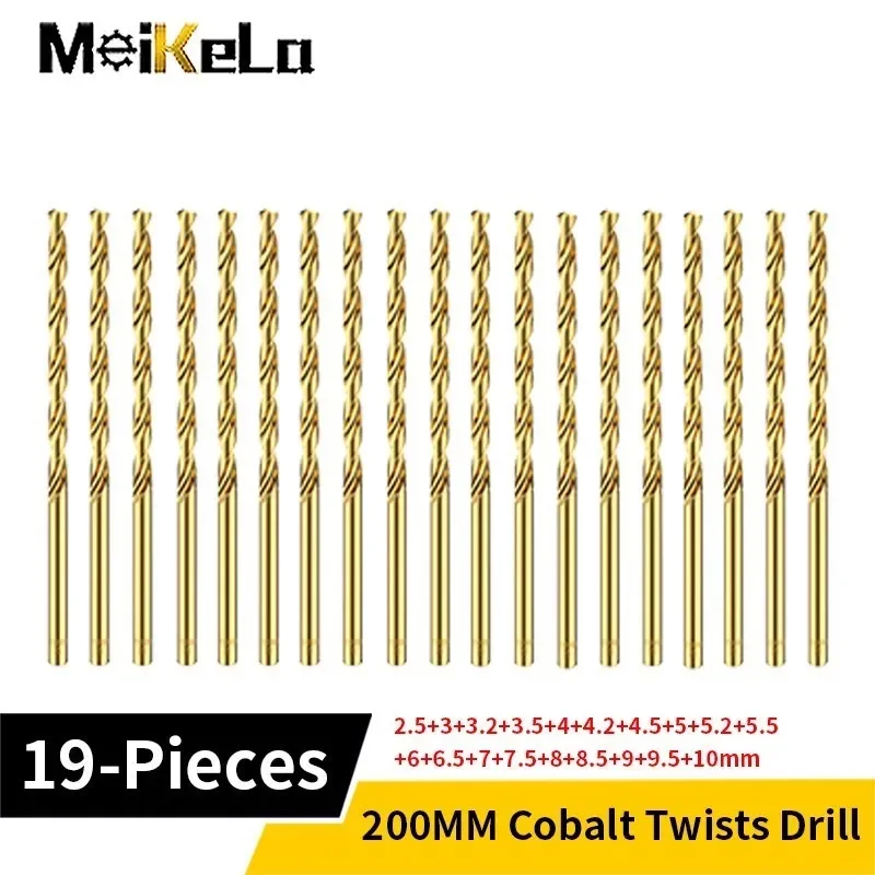 200mm-Cobalt-Containing-Extended-M35-Twist-Drill-Bit-For-Metal-Wood ...