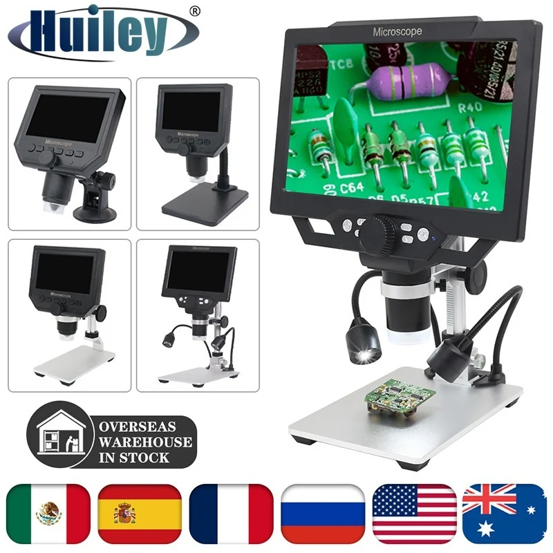 1600X-1200X-600X-Digital-Microscope-USB-Portable-9-7-4-3-LCD-Video ...