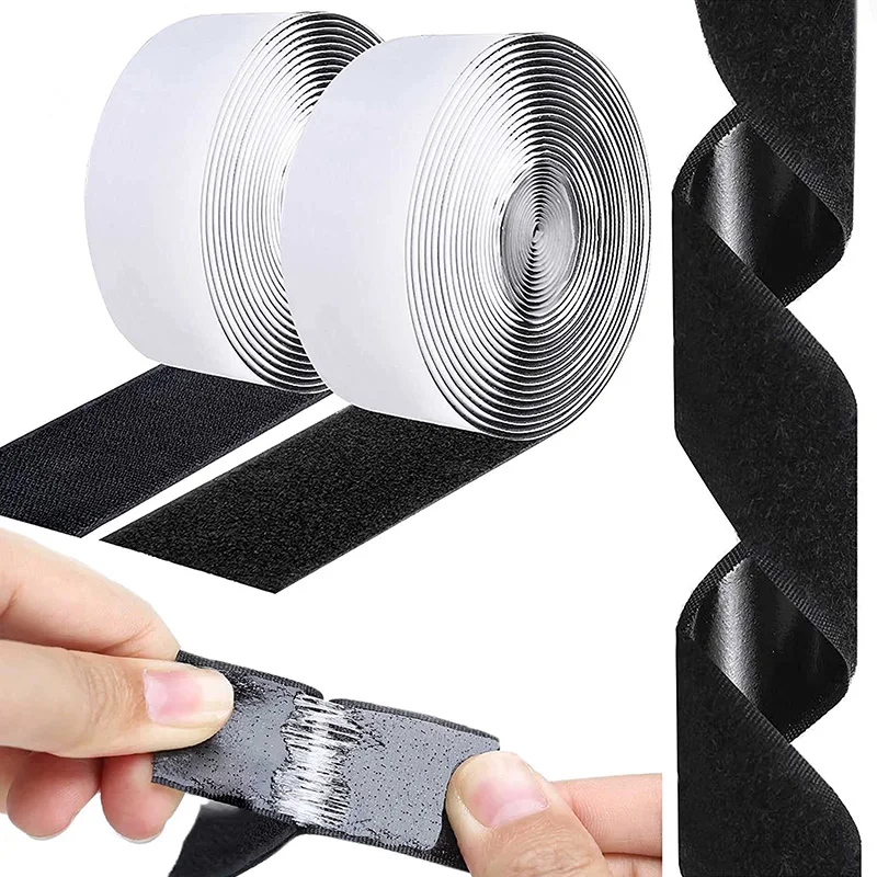 1M/pair Self Adhesive Hook and Loop Fastener Tape Nylon Sticker Magic ...