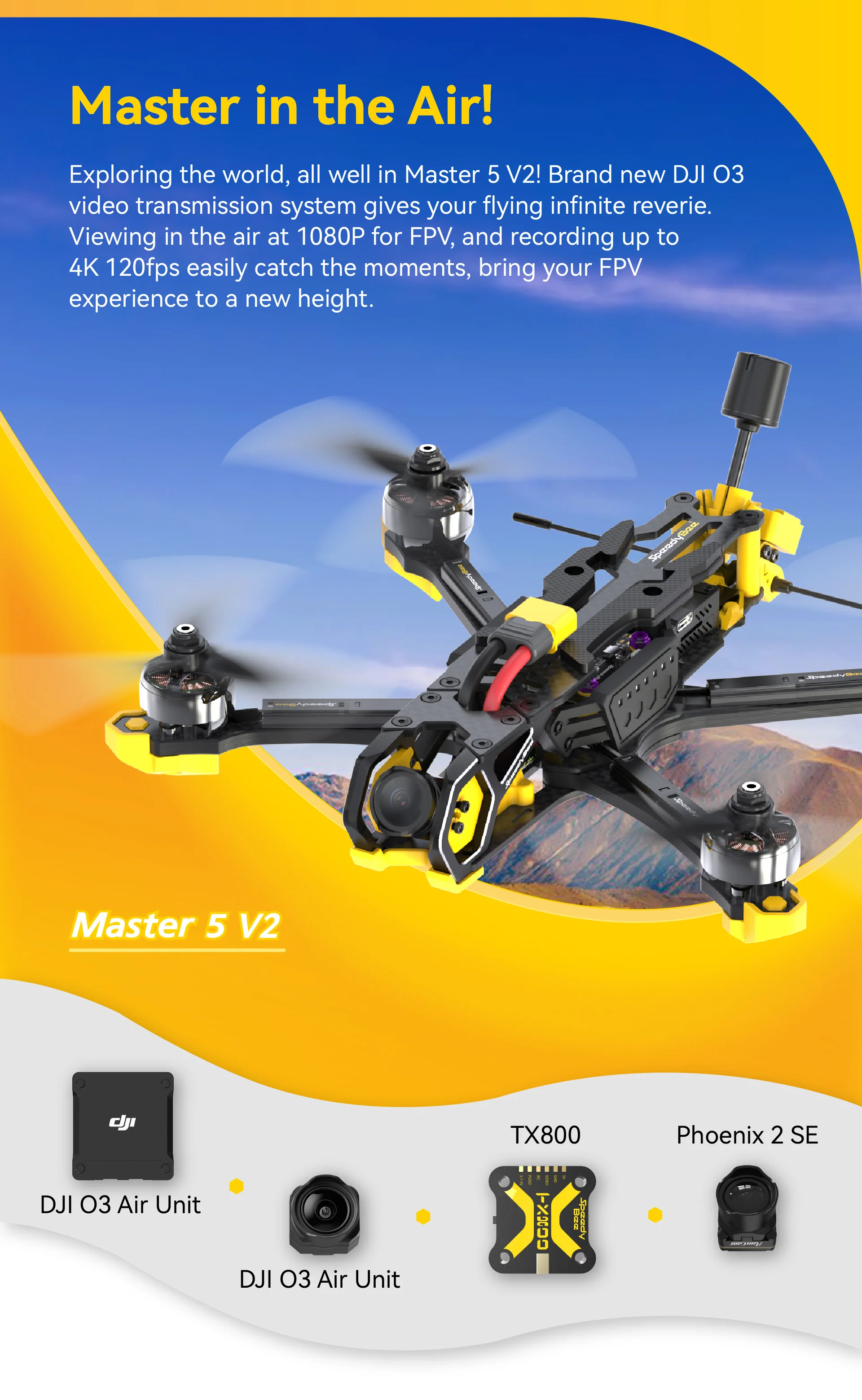 Air master drone store