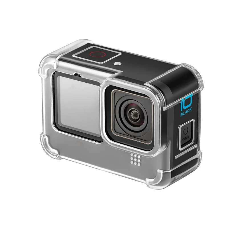 Anti drop Clear Cover Protection Case with Tempered Film for GoPro Hero ...