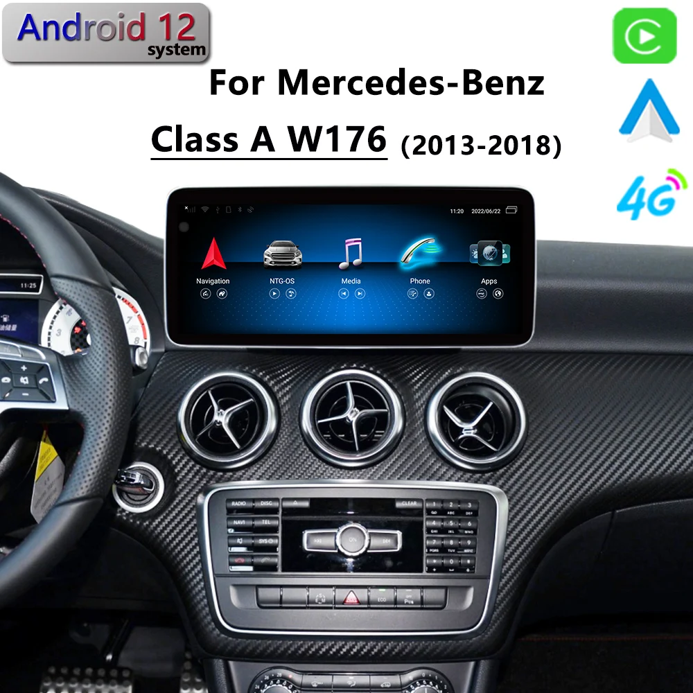 Radio con GPS para coche, reproductor Multimedia con pantalla HD ...