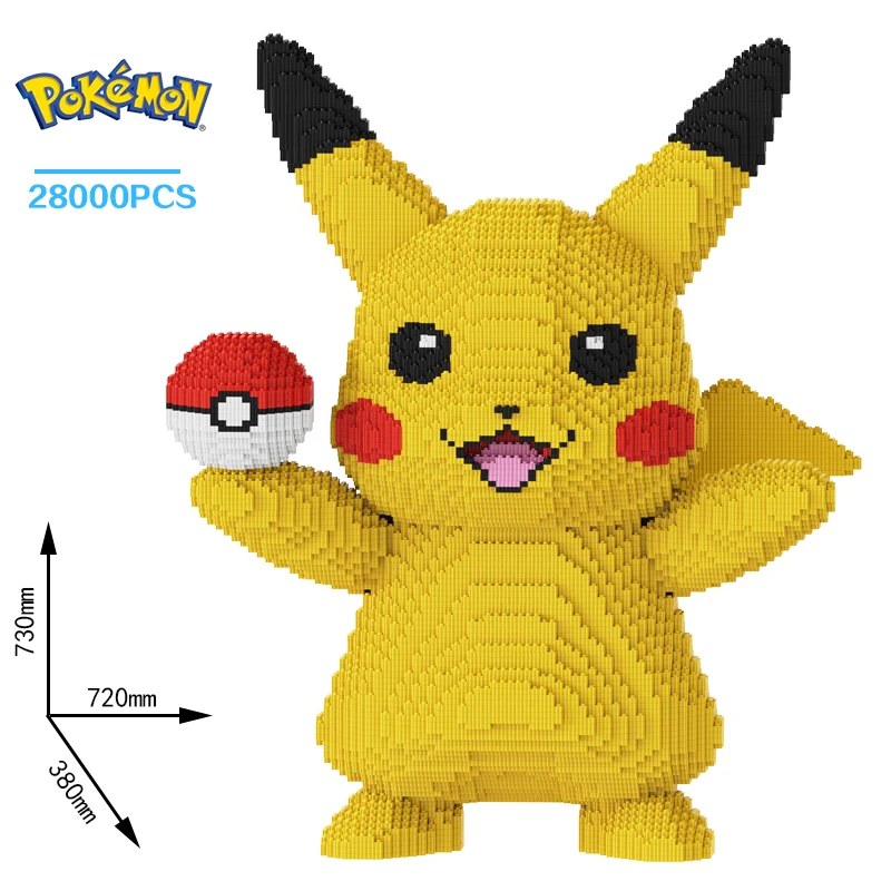 28000-Particle-Anime-Pokemon-Pikachu-Diamond-Micro-Building-Blocks ...