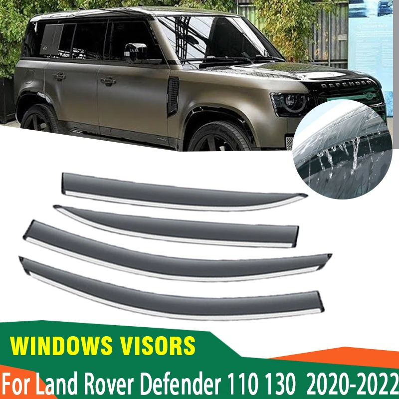4-PCS-Car-Deflectors-For-Land-Rover-Defender-110-Accessories-2022-2021 ...