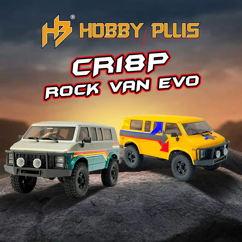 Hobby-Plus-CR18P-EVO-Rock-Van-RC-Car-RTR-1-18-RC-Electric-Remote ...