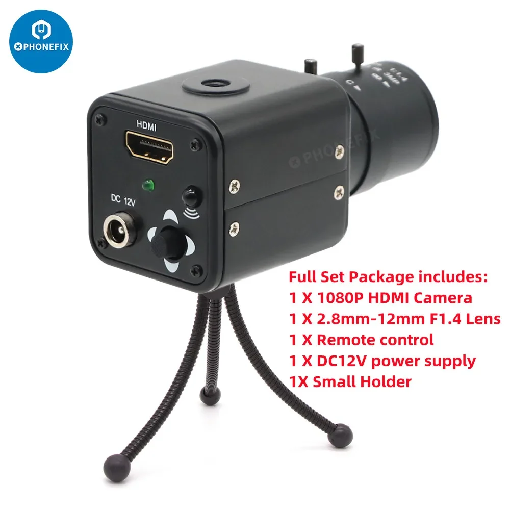 2MP 1080P HDMI Live Streaming Camera With 2.8-12mm F1.4 CS Mount Zoom ...