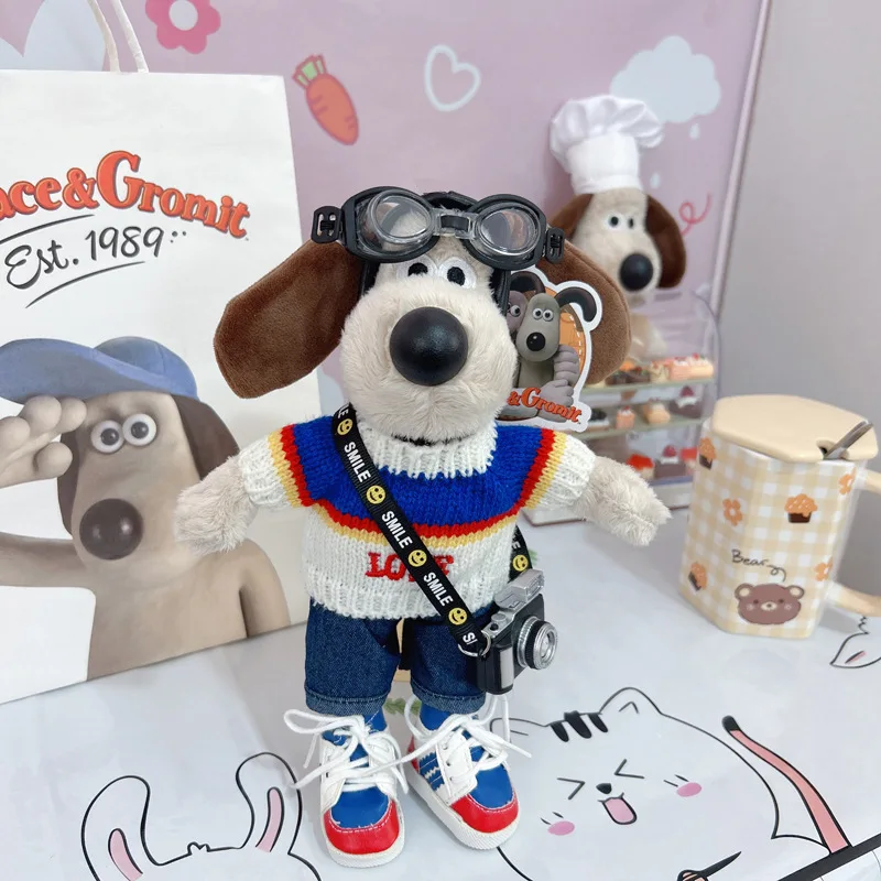 Аниме плюшевая кукла 23 см Pilot Gromit Kawaii детский одевающийся ...
