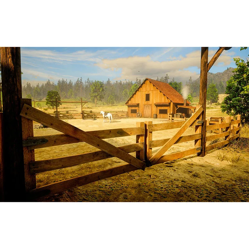 Western Ranch Backdrop