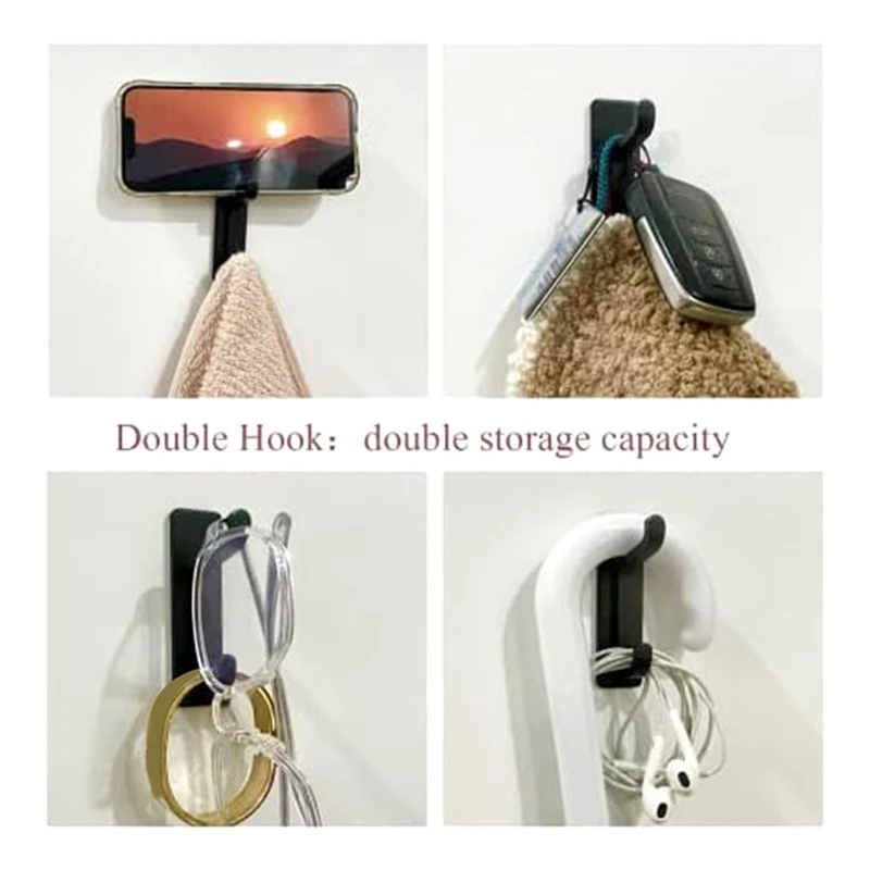 Self-Adhesive-Hooks-Sticky-Hooks-Extra-Strong-Hanging-Up-To-3KG-Metal ...