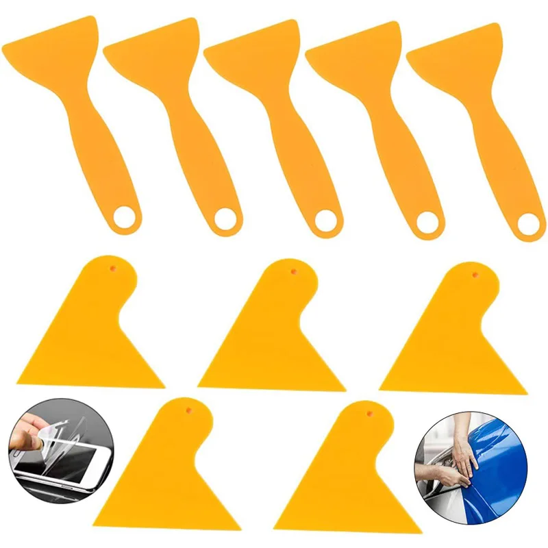 8Pcs-Plastic-Thick-Scraper-Car-Vinyl-Wrap-Triangle-Tinting-Squeegee ...