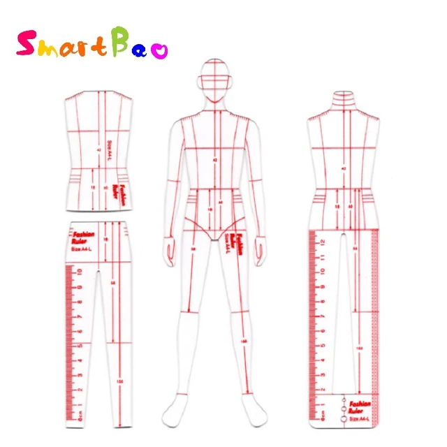 Male Fashion Figure Templates