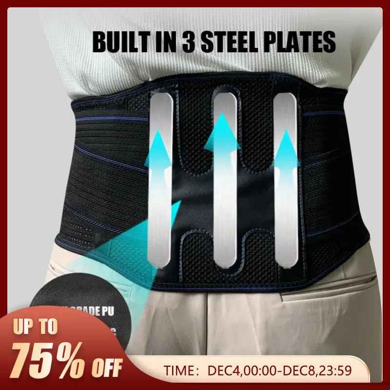 Professional-Back-Support-Brace-Adjustable-Lumbar-Support-for-Pain ...