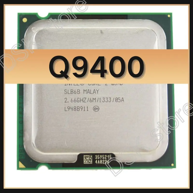 Core-2-Quad-Q9400-2-6-GHz-Quad-Core-Quad-Thread-CPU-Processor-6M-95W ...