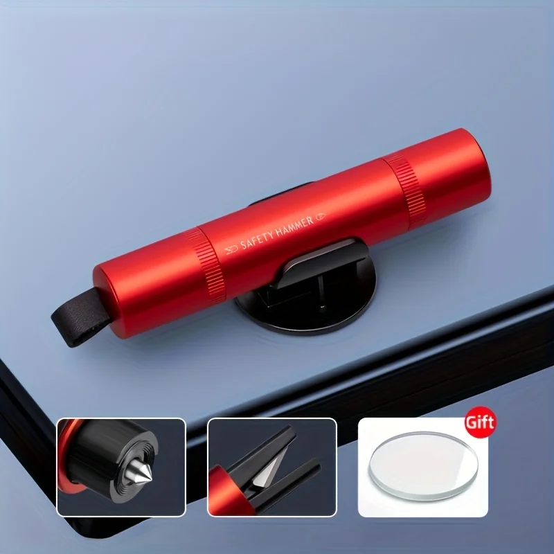 1 Set of Emergency Escape Tools, Portable Multifunctional Safety Hammer ...