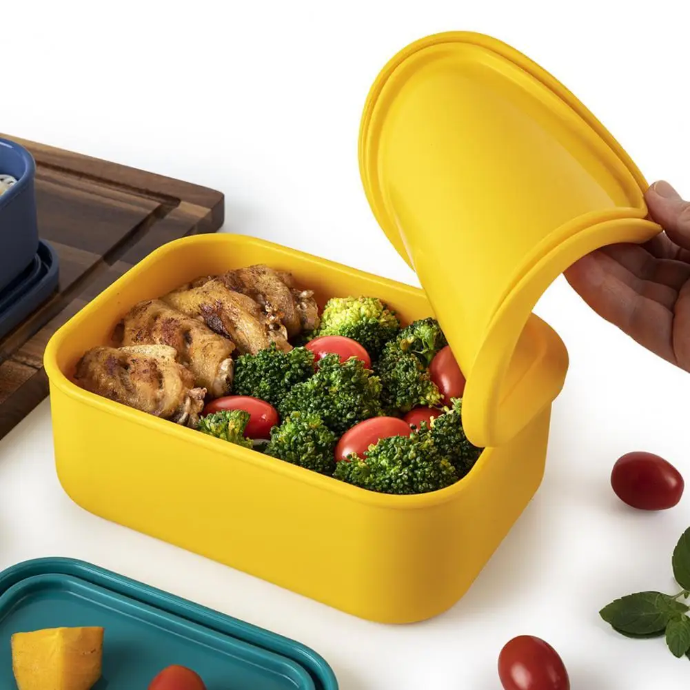 Lunch-Box-Fresh-keeping-with-Lid-Silicone-Heat-Resistance-Leakproof ...