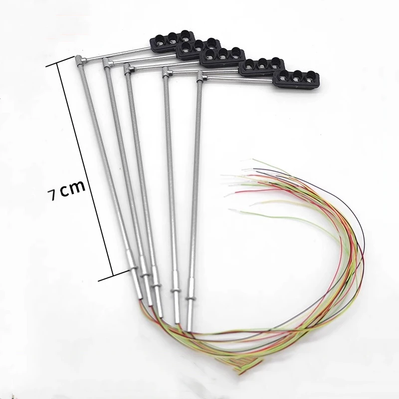 2pcs-1-87-Miniature-Lamppost-Street-Light-Traffic-Light-Signal-Light-HO ...