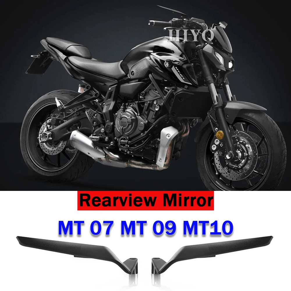For-Yamaha-MT07-2021-2023-MT-07-PURE-2023-2024-Motorcycle-Wing-Mirrors ...