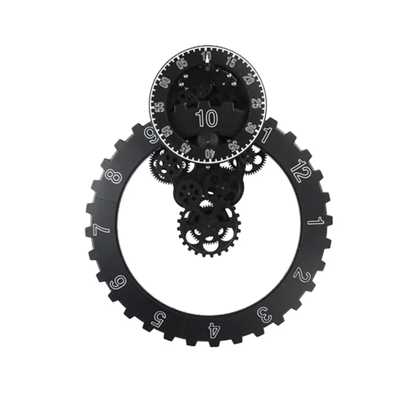 Creative Large Gear Wall Clock Modern Design Silent Mechanism 33d Watch ...