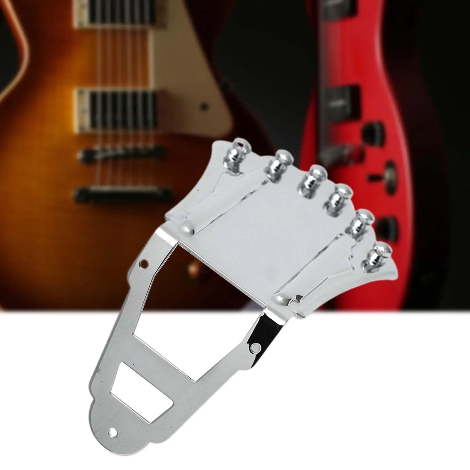 Guitar-Trapezoidal-Tailpiece-Bridge-Musical-Instrument-Accessories-Jazz ...