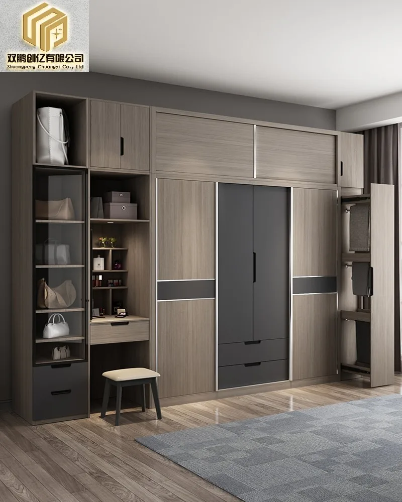 Simple Interior Design Bedroom With Wardrobe