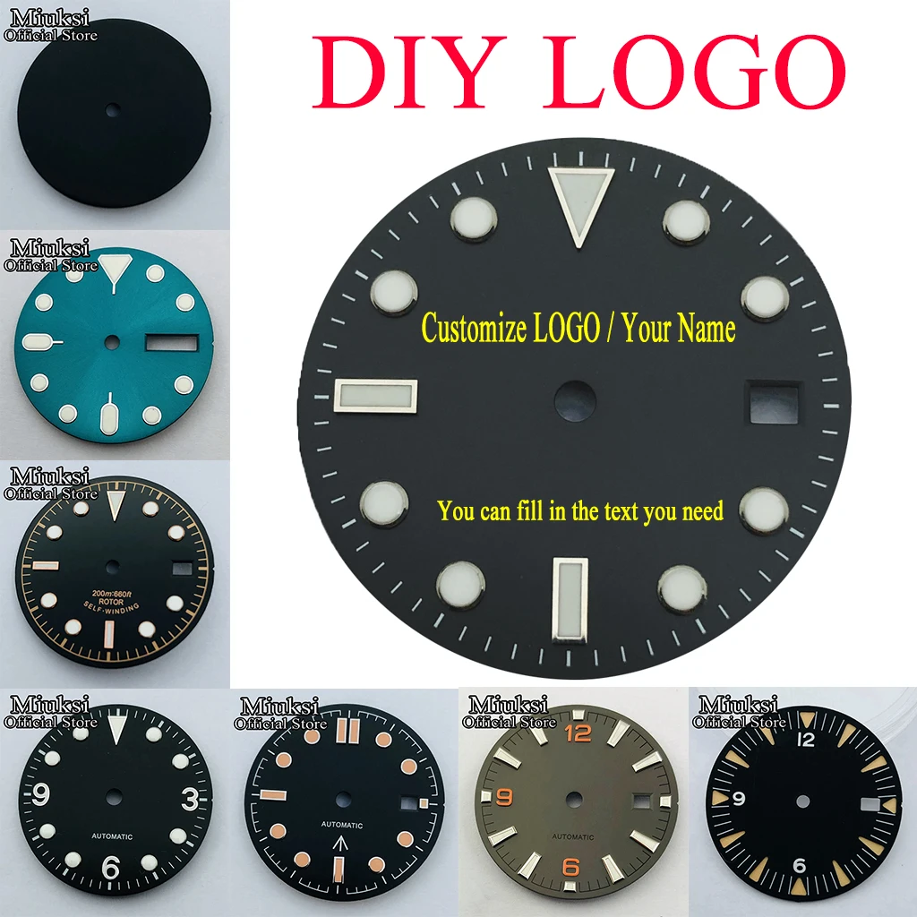 Custom-Logo-Laser-Print-Name-Logo-Watch-Dial-Diy-Dial-Fit-NH35-NH36 ...